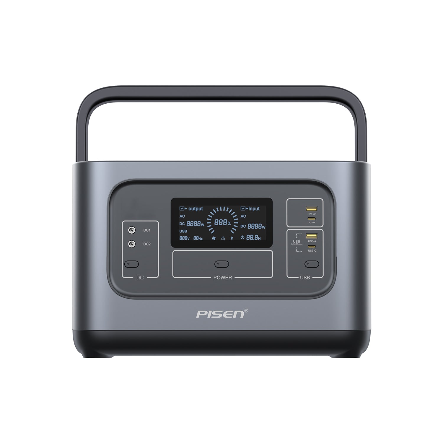 PISEN Portable Outdoor Power Station 1000W – Fast Charging
